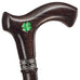 Custom Wooden 4 Leaf Shamrock Irish Cane Or Walking Stick