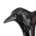 Fashionable Hand Carved Wooden Black Raven Cane Or Crow Walking Stick