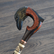 Unique Hand Carved Stylized Raven Handle Walking Stick