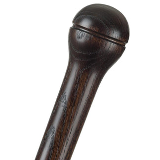 Hand Carved Solid Oak Wooden Knob Handle Self Defence Cane