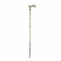 Unique Custom Made Stylish Black and White Lightning Walking Cane or S